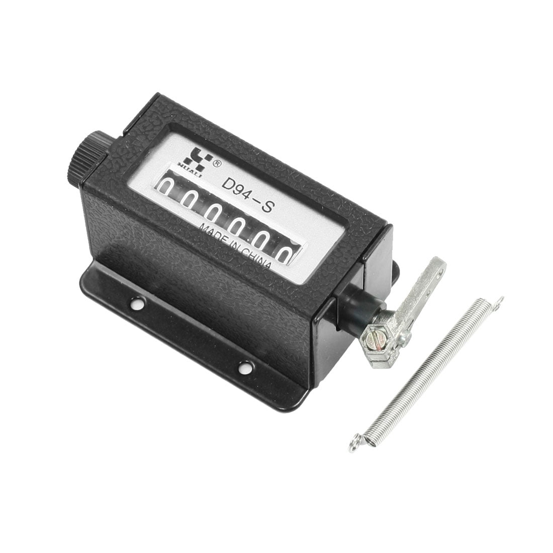 Mechanical Rotary Knob 6 Digit 0-999999 Resettable Stroke Pull Counter ...