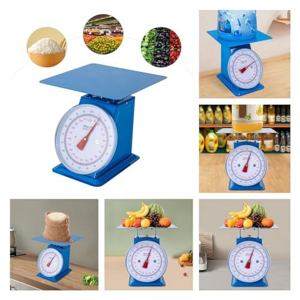 Mechanical Scales, 100kg/220lbs Portion-Control Spring Scale, Tabletop ...