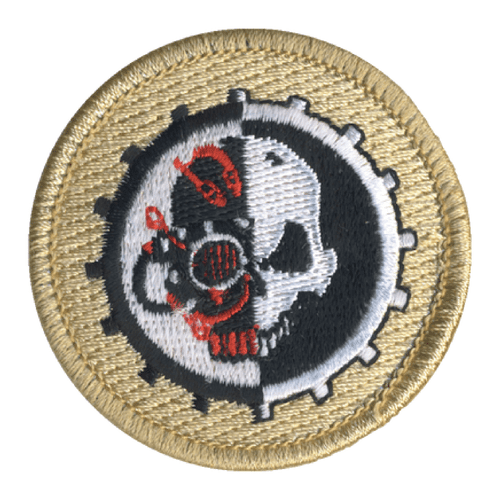 Mechanical Skull Patrol Patch (Sew-on) - ClassB - Walmart.com