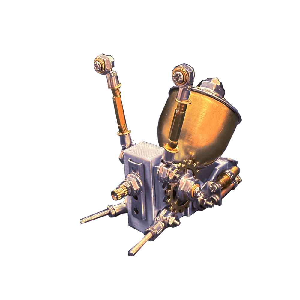 Mechanical Snail 3D Metal Model Steampunk Creature Design 89-Piece ...