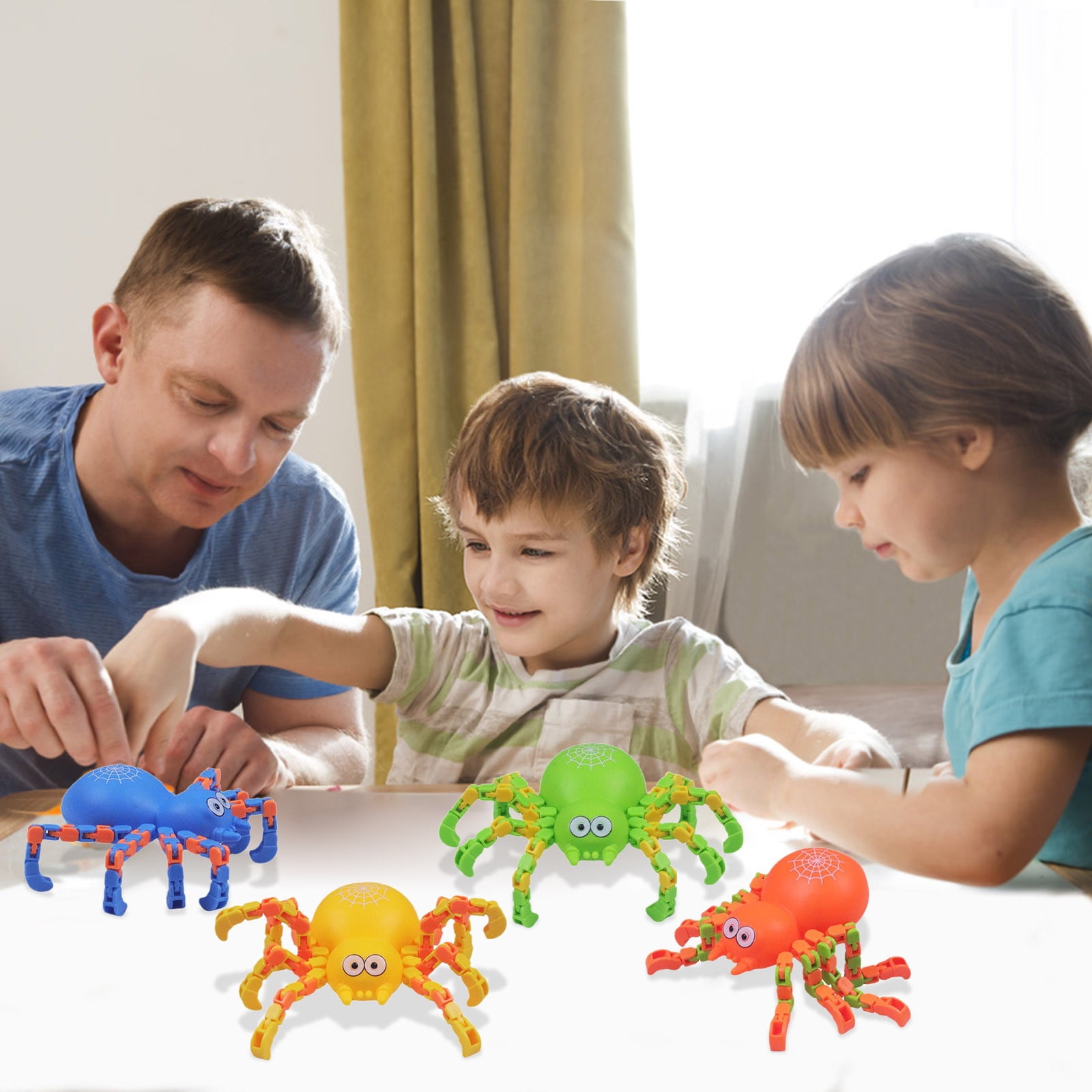Mechanical Spider Fidget Toy | Transformable Chain Sensory Stress ...