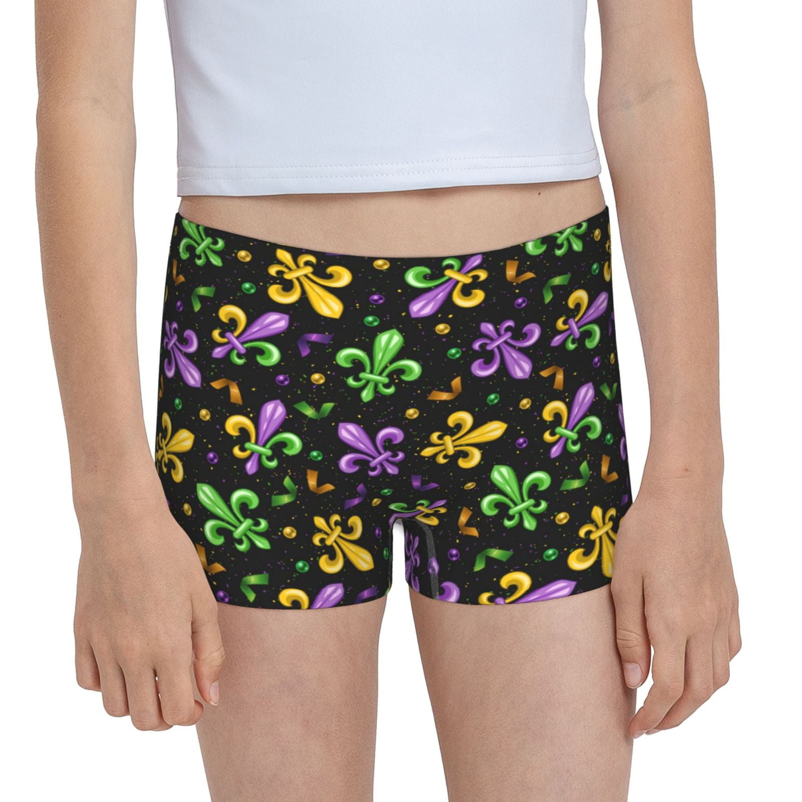 Easygdp Mardi Gras Carnival4 Girls Hipster Cotton Underwear Little ...