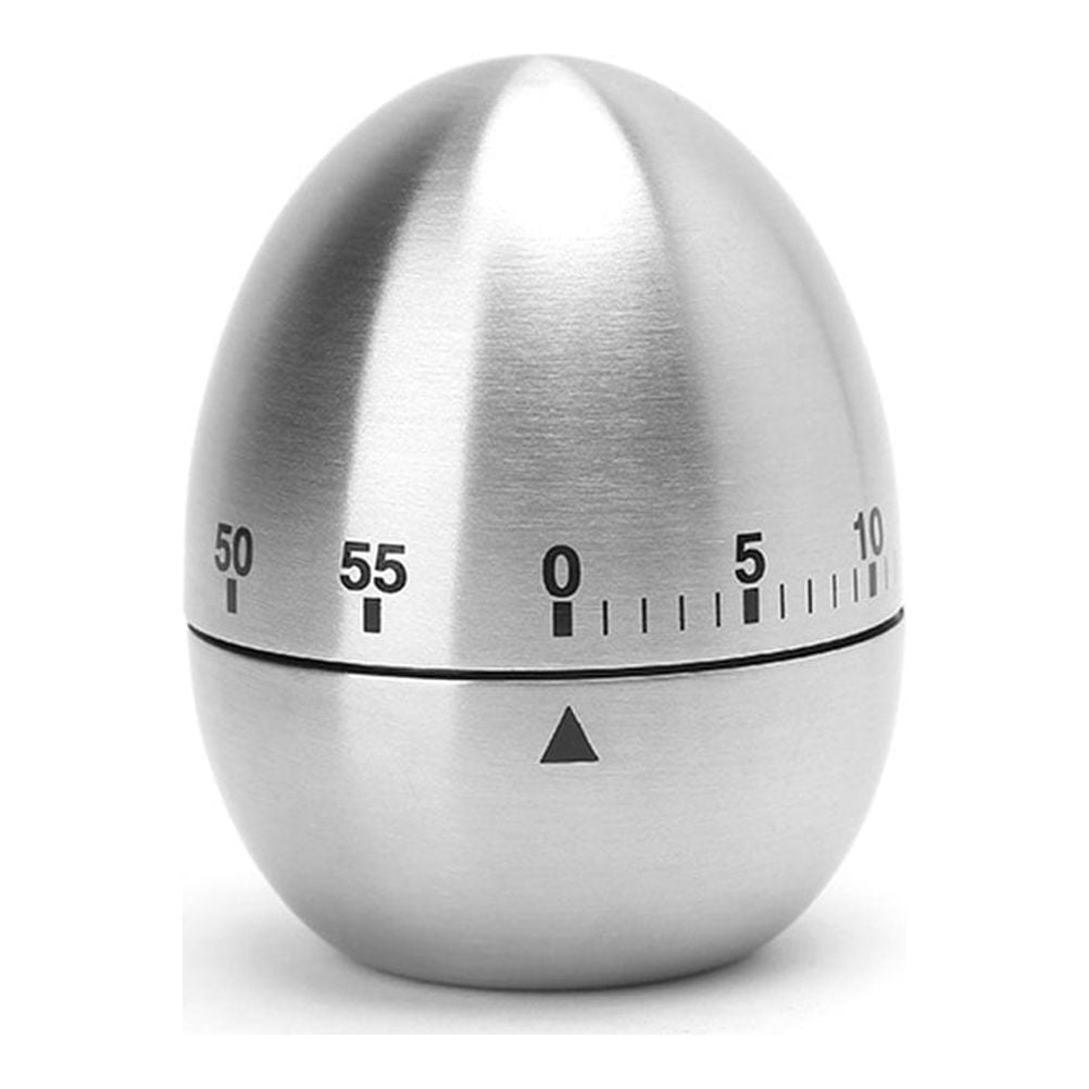 Mechanical Stainless Steel Egg-Shaped Kitchen Timer, Countdown Design ...