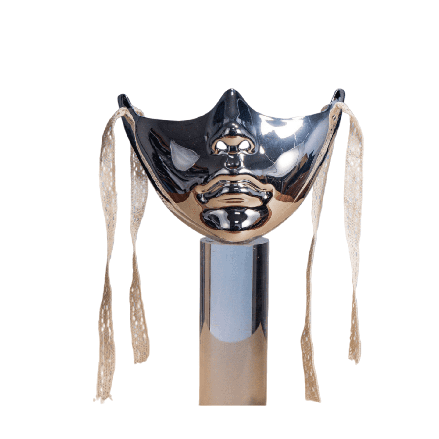 Mechanical-Style Half-Face Cos Mask Prop, Colorful Decorative Cosplay ...