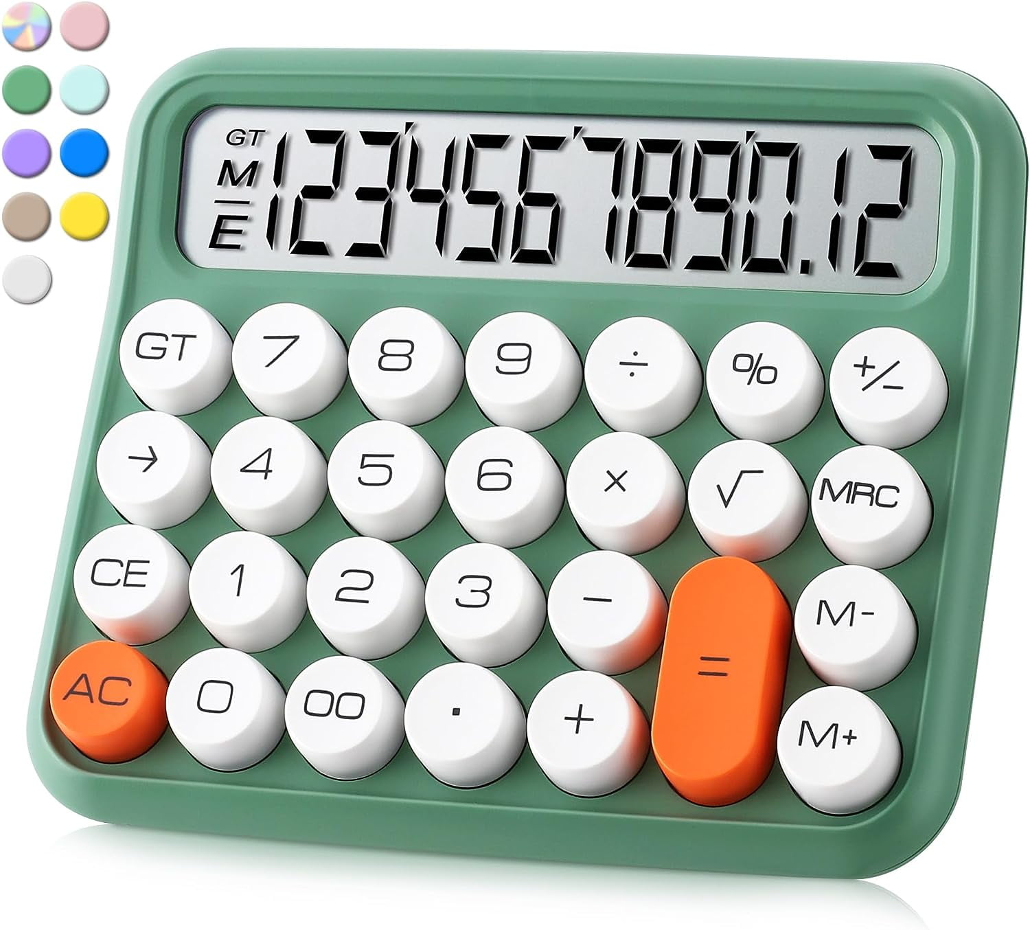 Mechanical Switch Calculator 12 Digit,Desktop Large Display and Buttons,Calculator with Large ...