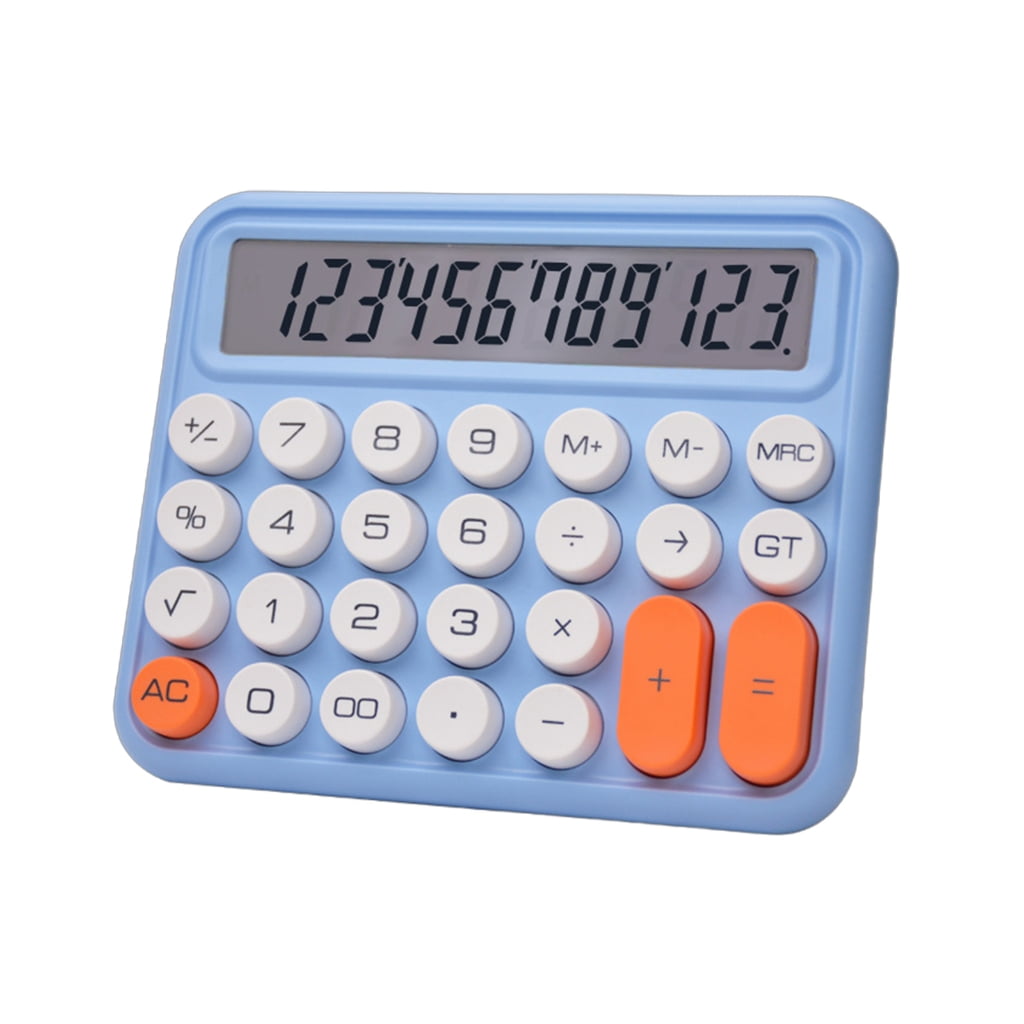 Mechanical Switch Calculator 12 Digit Large LCD Display and Mechanical ...