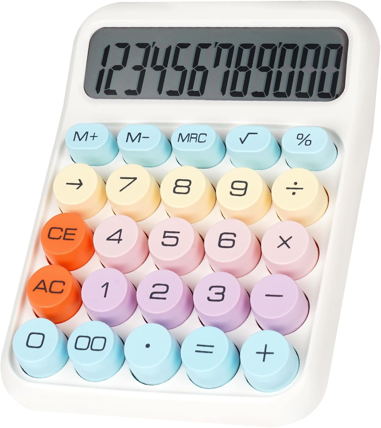 Mechanical Switch Calculator with Big Buttons, Calculators Desktop, 12 ...