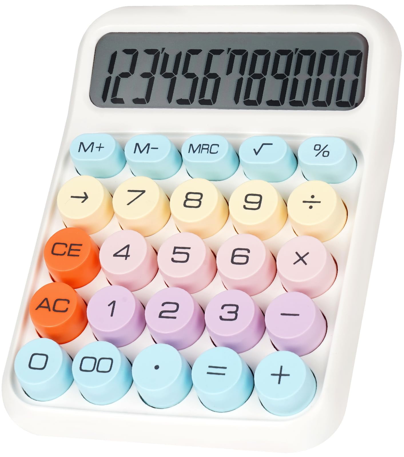 Mechanical Switch Calculator with Big Buttons, Calculators Desktop, 12 ...