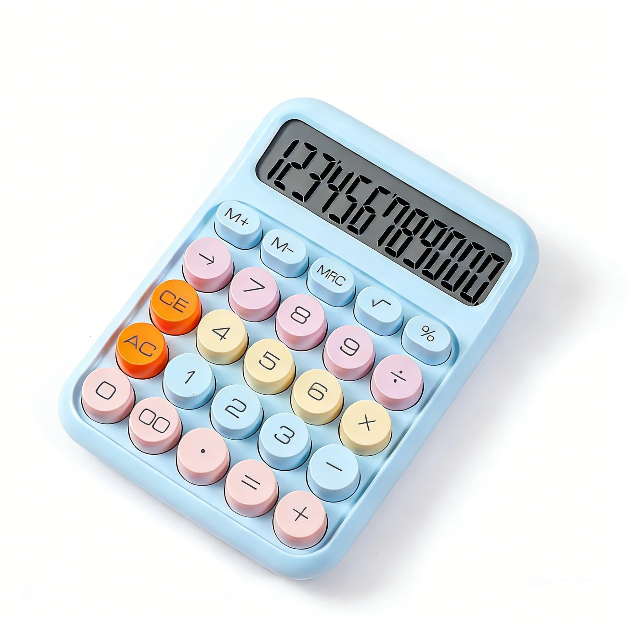 Mechanical Switch Calculator - Large LCD Display, Dopamine with Big ...
