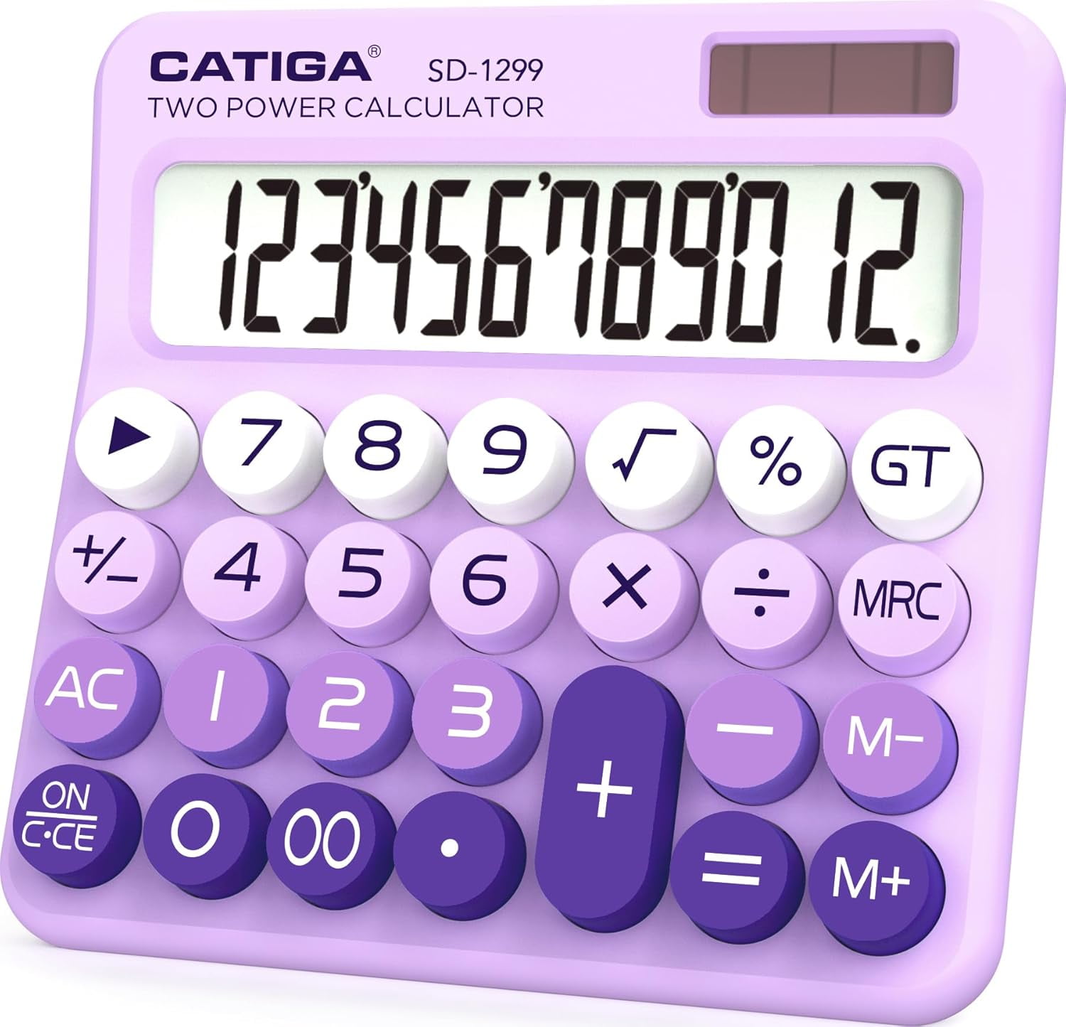 Mechanical Switch Calculator with Solar and Battery Dual Power, 12 ...