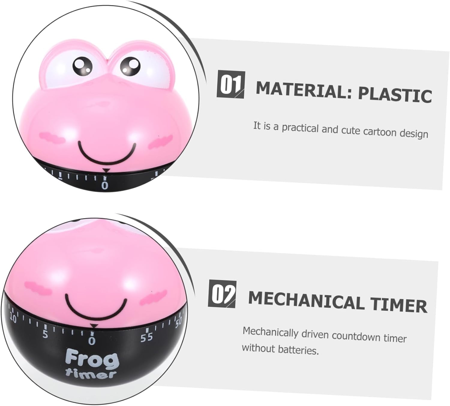 Mechanical Timer Cartoon Frogs Timer Chef Timer Baking Reminder Timer ...