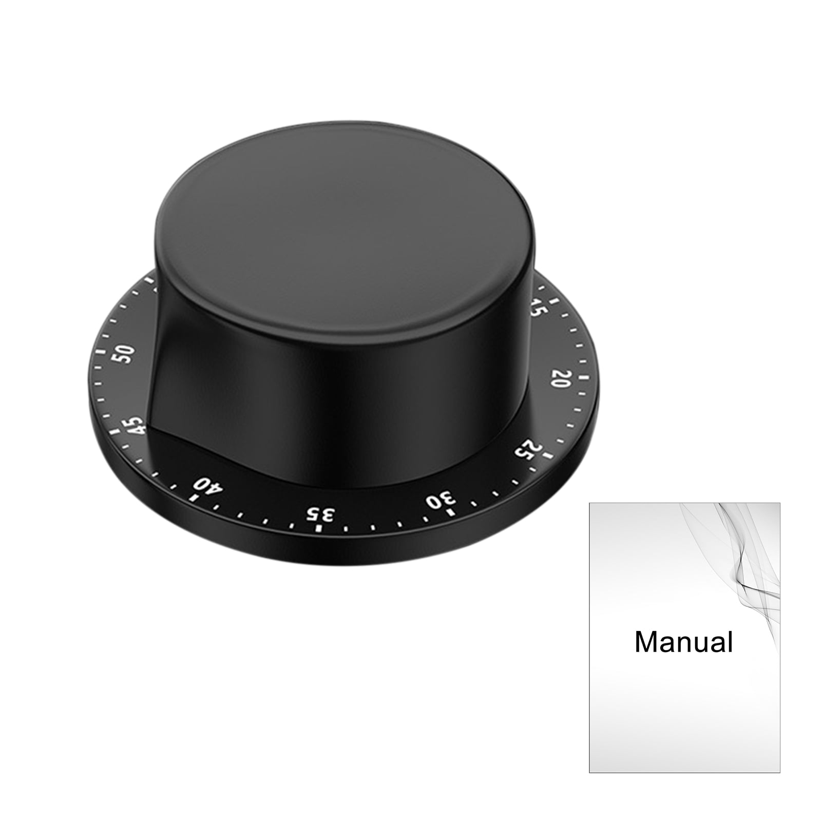 Mechanical Timer Manual Magnetic - No Battery Required, Round 60-Minute ...