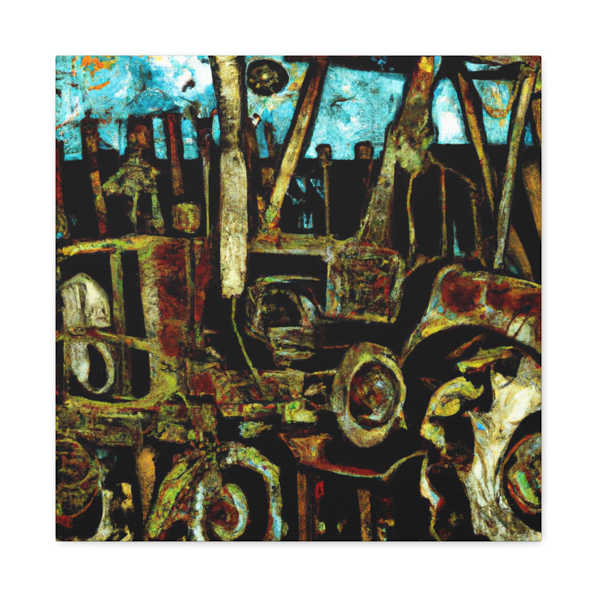 Mechanical Tractor Splendor - Canvas - Walmart.com