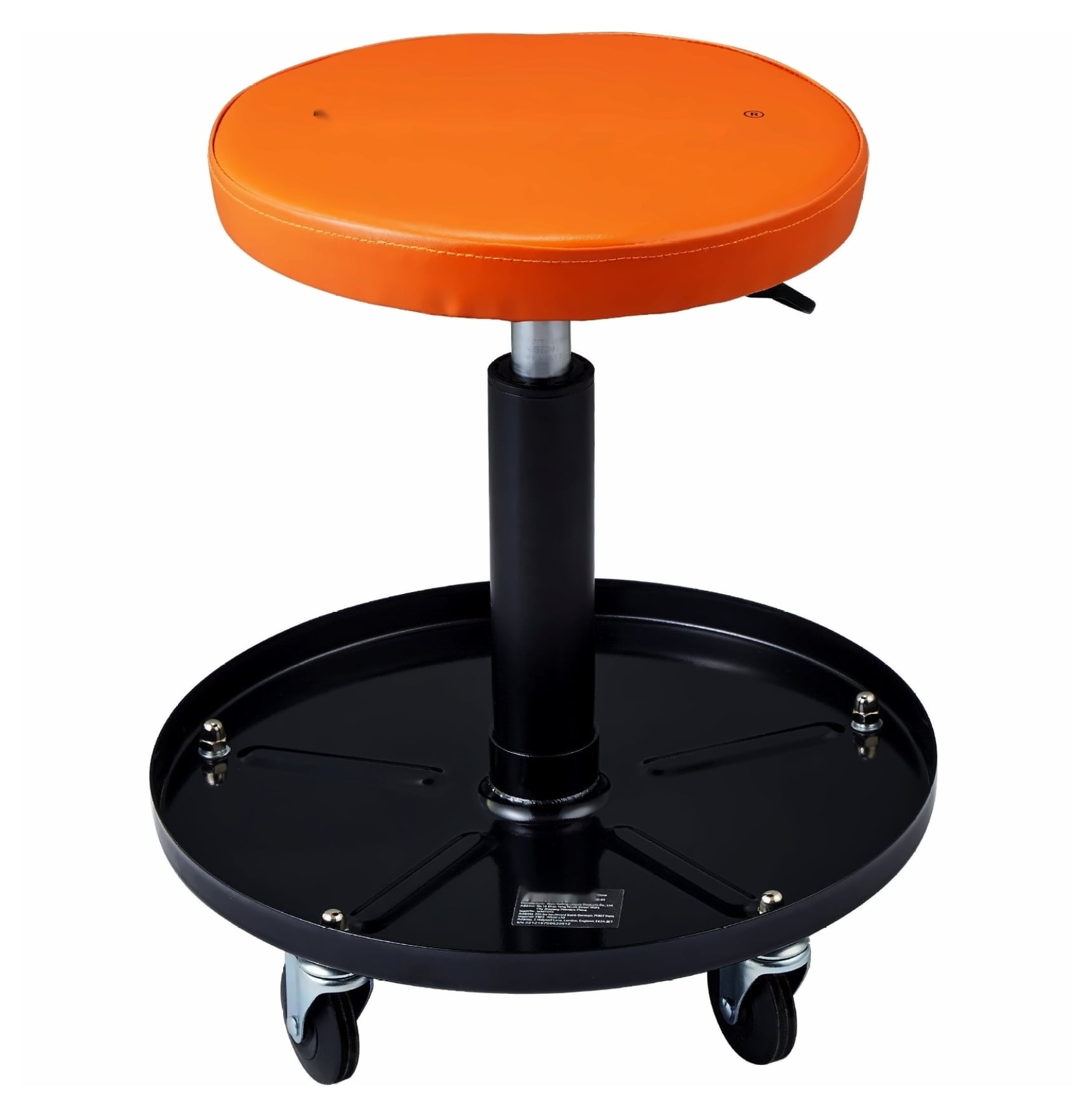 Mechanics Creeper Seat, Adjustable Rolling Stool with Tool Tray - 16-22 ...