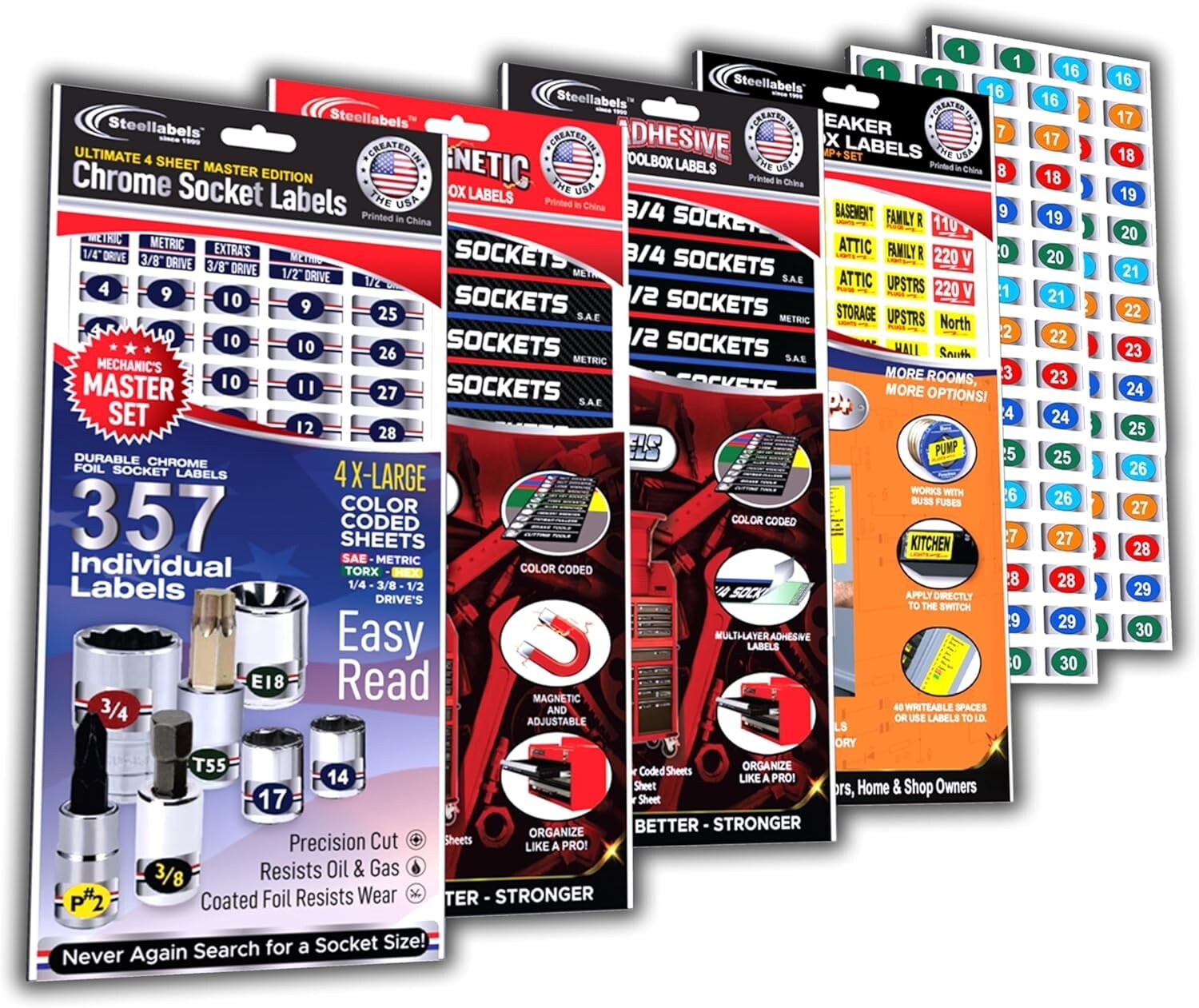 Mechanics LOT - The Socket Label - Toolbox Combo 1000+ Tool Labels ...