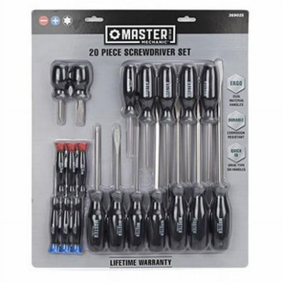 Mechanics Micro Screwdriver Set - 20 Piece - Walmart.com