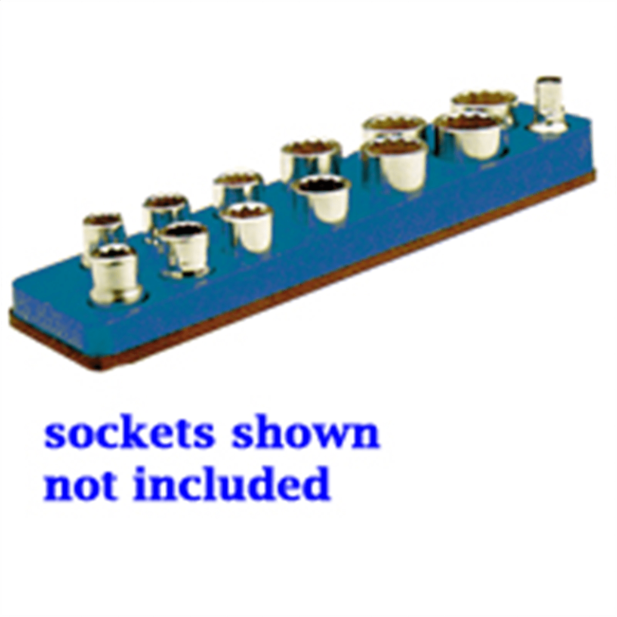 Mechanics Time Savers 711 3/8" Drive Magnetic Blue Socket Holder 5.5 ...