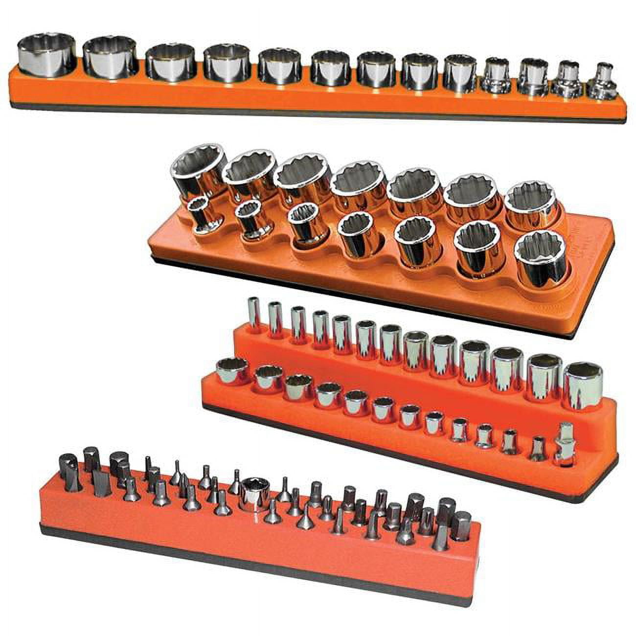 Mechanics Time Savers MTS-ORANGEPACK2 Orange Socket Holder - Pack of 5 ...