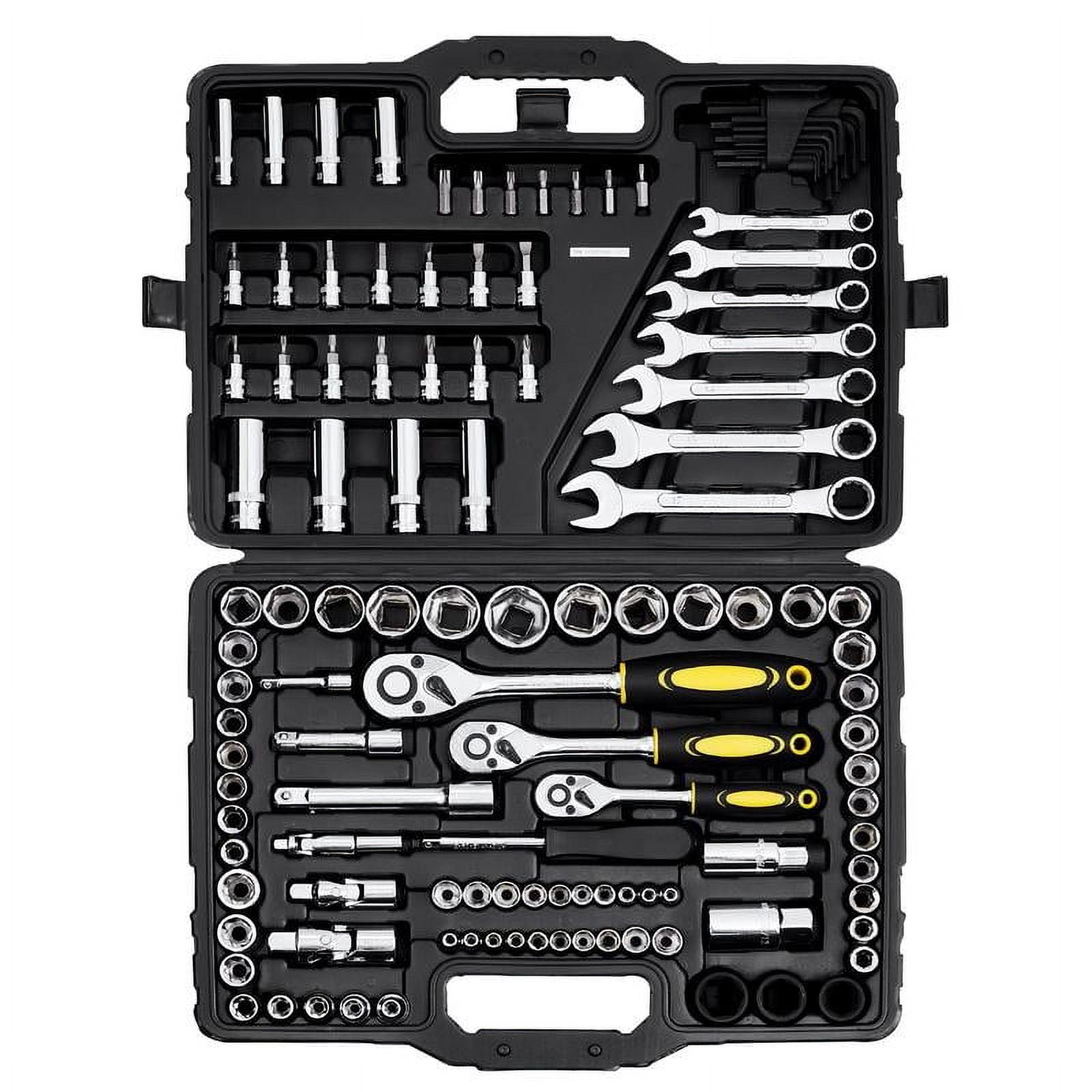 Mechanics Tool Set and Socket Set, Various specifications, with 1/4" 3/8" 1/2" Drive Deep and ...