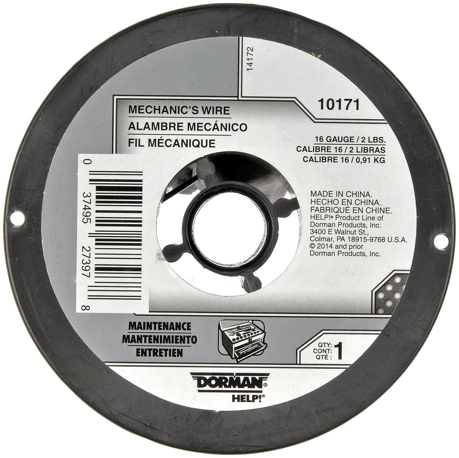 Mechanics Wire 16 Gauge 2 Pound Spool - Walmart.com