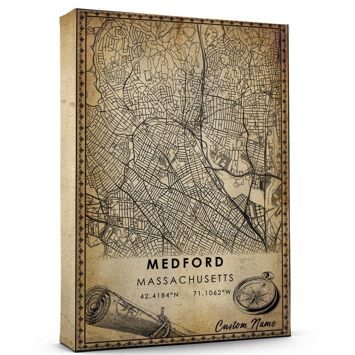 Mechanicsburg Map Poster, Pennsylvania Map Art Poster, Canvas ...