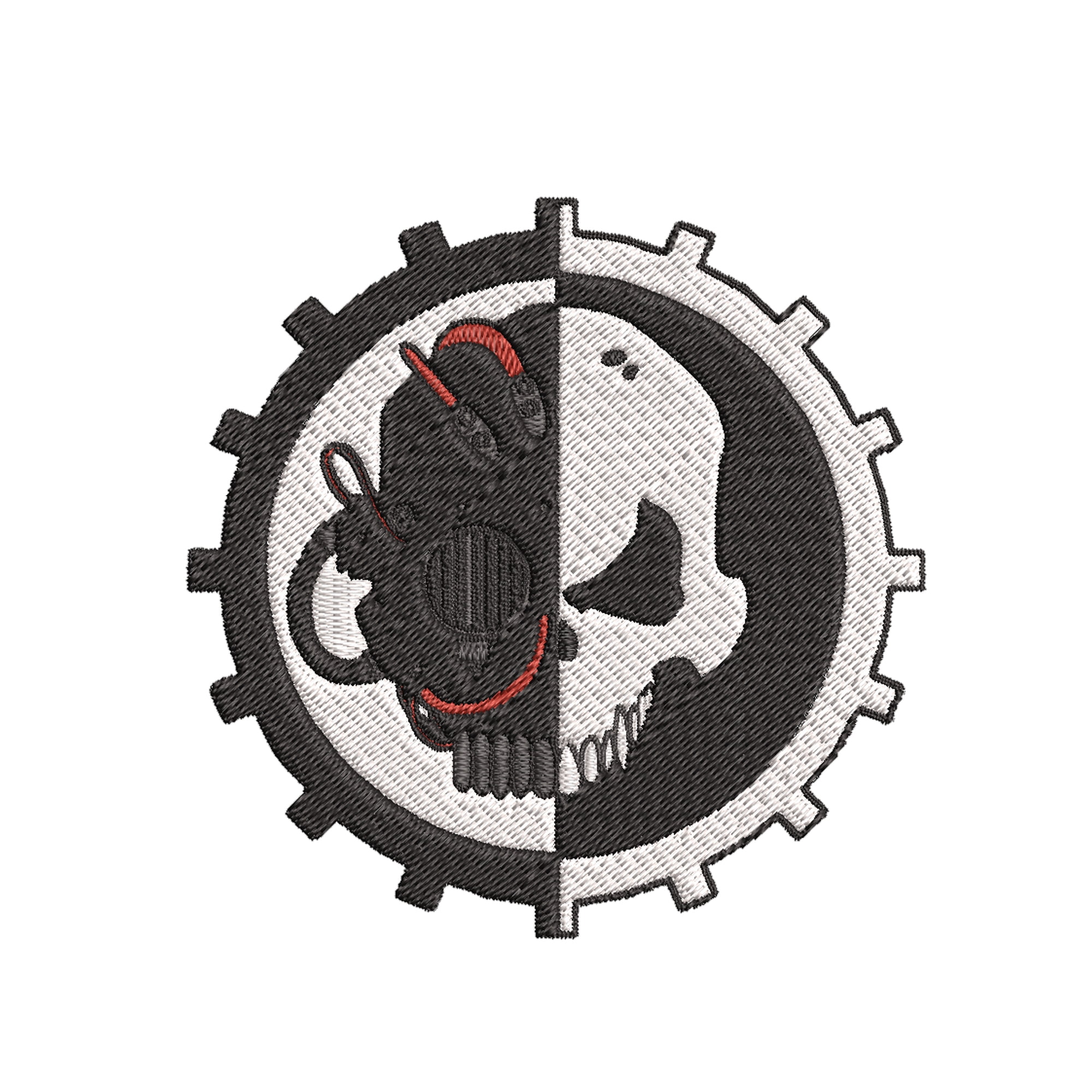 Mechanicus Warhammer 40k Embroidered Patch Iron-On Applique, Cosplay ...