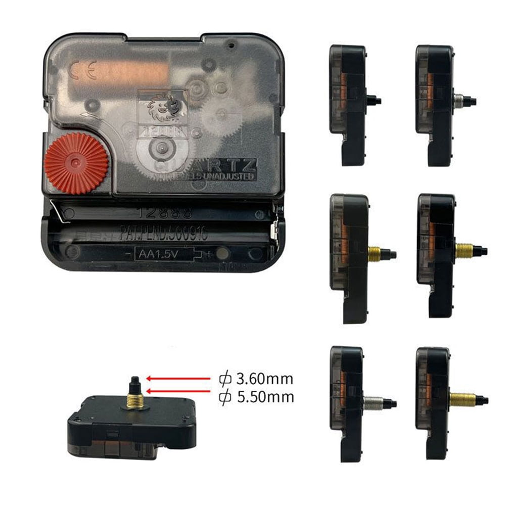 Mechanism Long Spindle Diy-Silent Wall Clock Quartz Movement Repair Kit ...