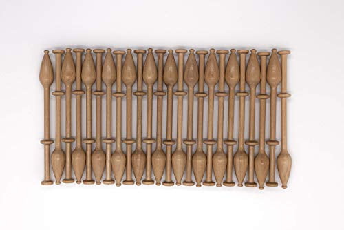 Mechlin Style Bobbin Lace Bobbins | 24 Pack - Walmart.com