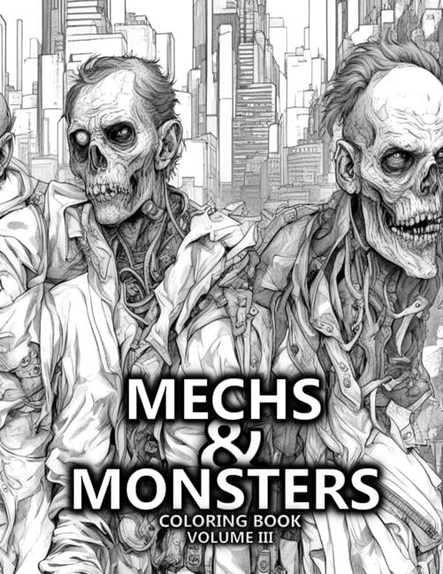 Mechs & Monsters Coloring Book: Volume III (Paperback) by Wayne ...