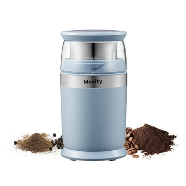 Quiet Small Electric Coffee Bean Grinder with Stainless Steel Blade ...