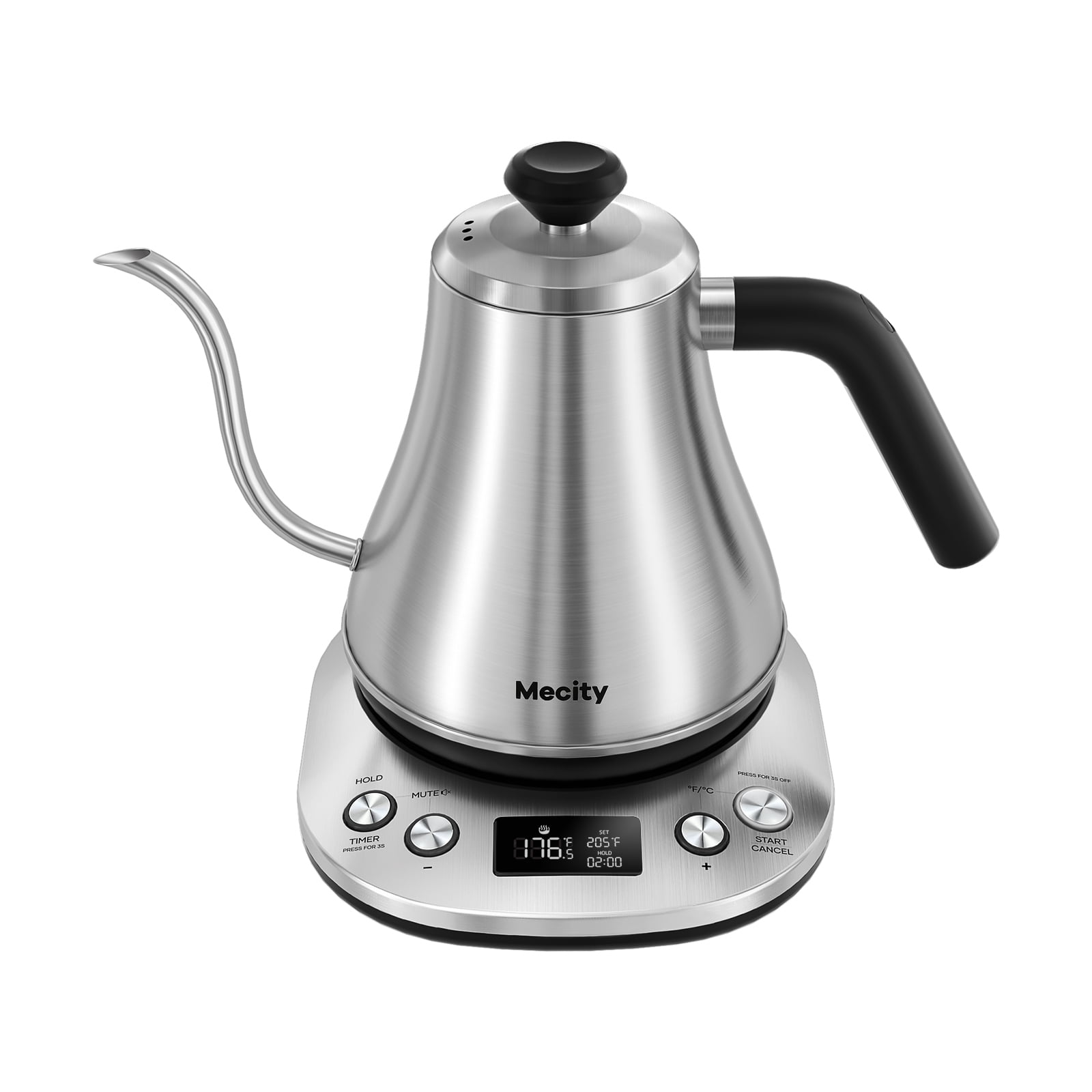 Mecity Electric Gooseneck Kettle: LCD Display, Auto Shut-Off ...