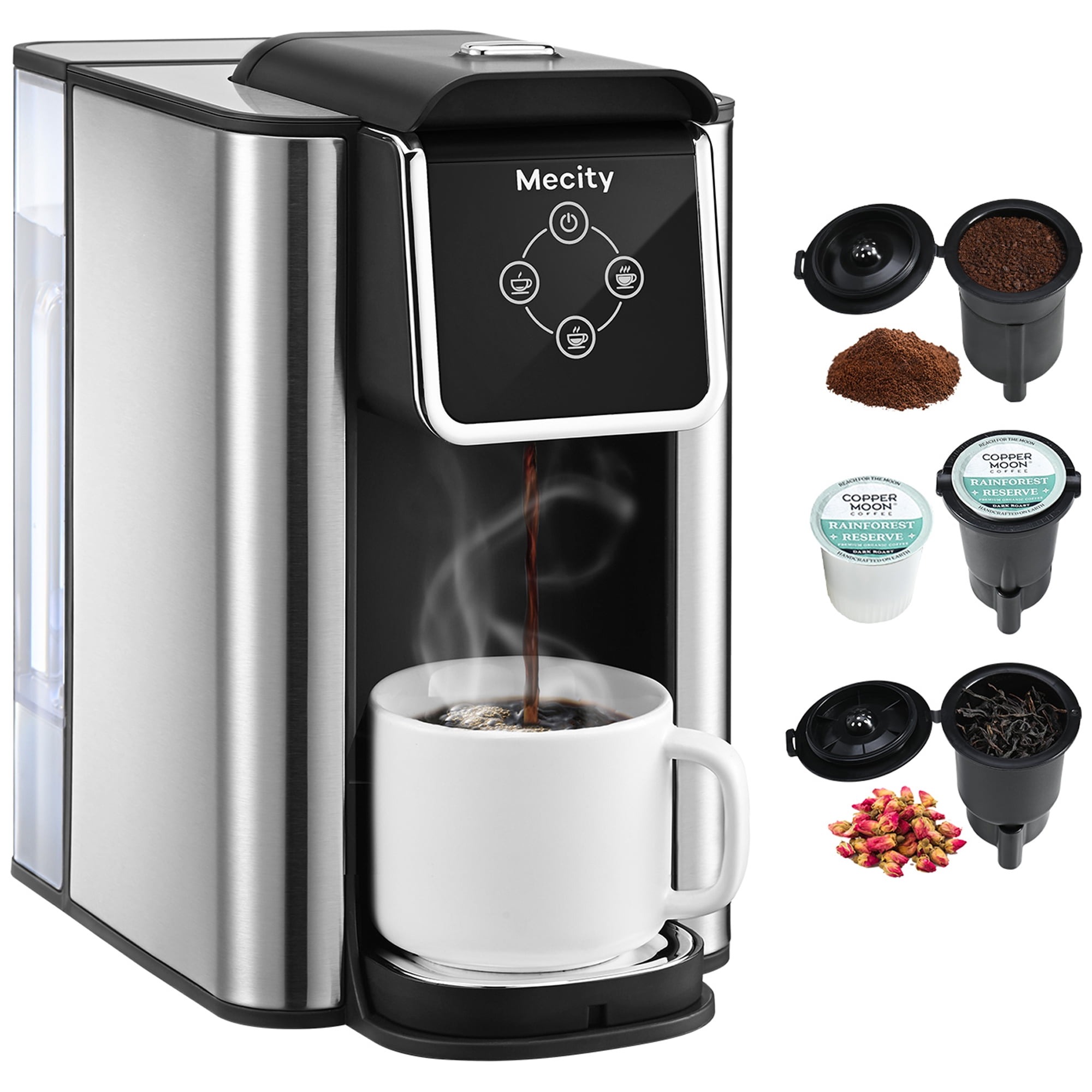 Beautiful Perfect Grind™ Programmable Single Serve Coffee Maker, Black ...