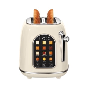 Retro Toasters for Home Use with Wide Slots and Multiple Settings