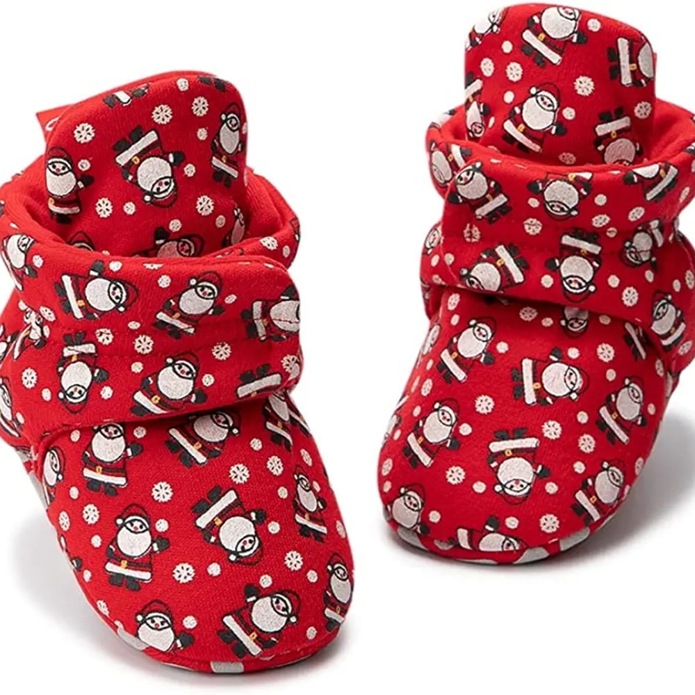 Meckior Baby Girls Boys Boots Infant Christmas Booties Newborn Socks ...