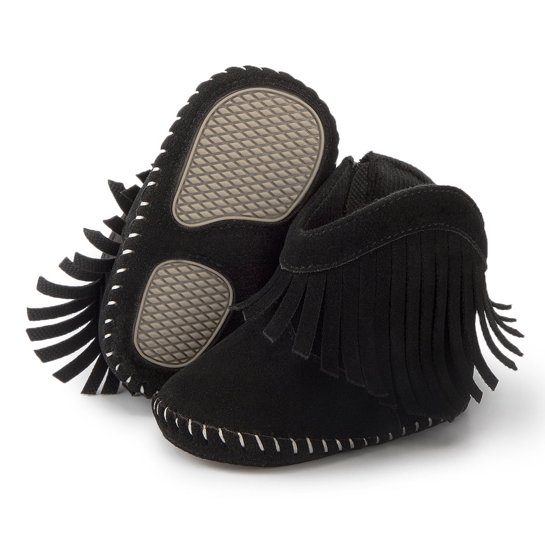 Meckior Baby Girls Boys Boots Infant Cowboy Tassel Booties Newborn ...