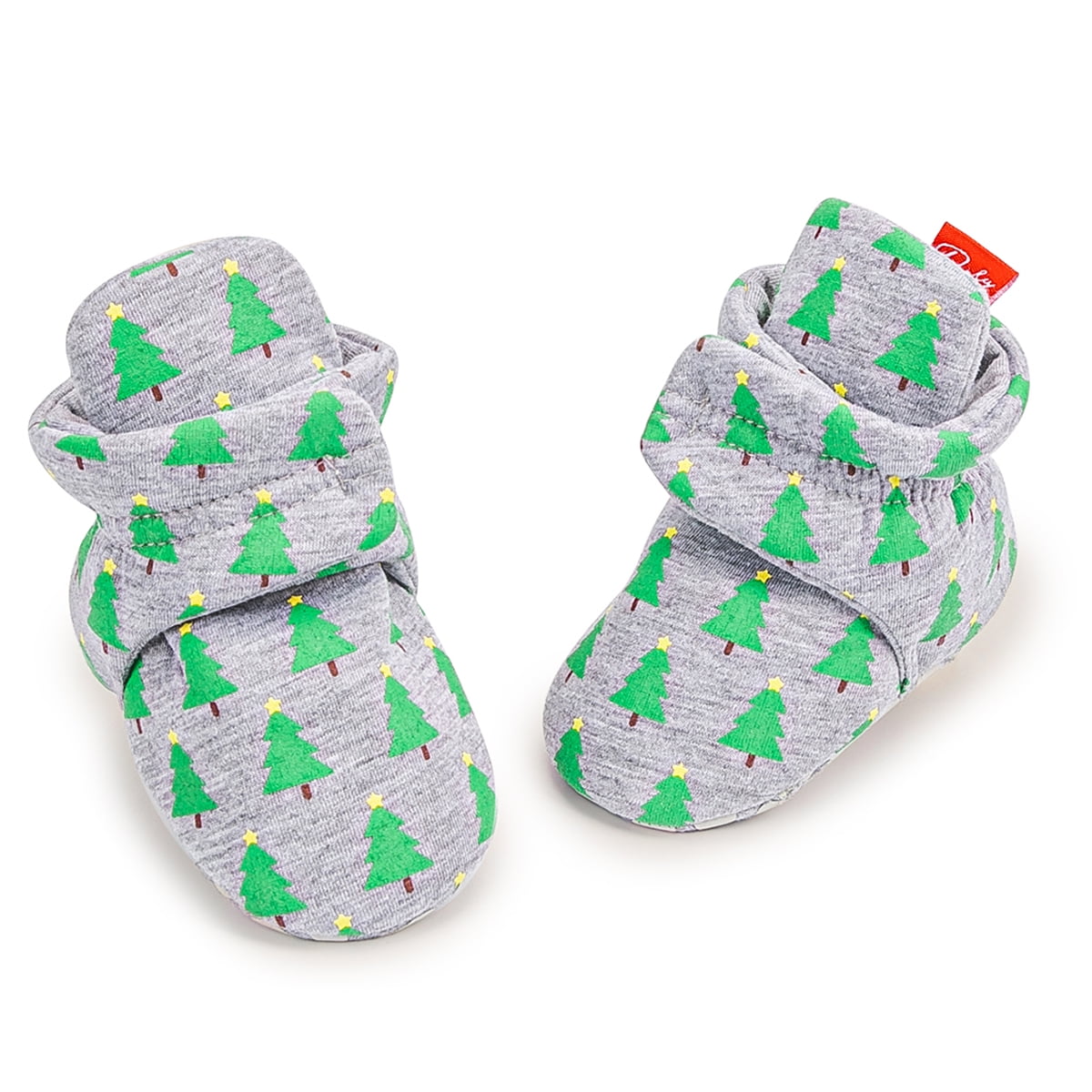 Meckior Baby Girls Boys Cotton Boots Christmas Booties Infant Socks ...