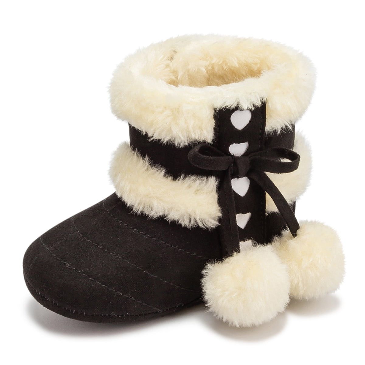 Meckior Soft Bootie Kids Snow Warm Boots, Infant Winter Shoes for ...