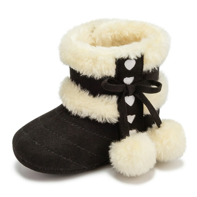 Meckior Soft Bootie Kids Snow Warm Boots, Infant Winter Shoes for ...
