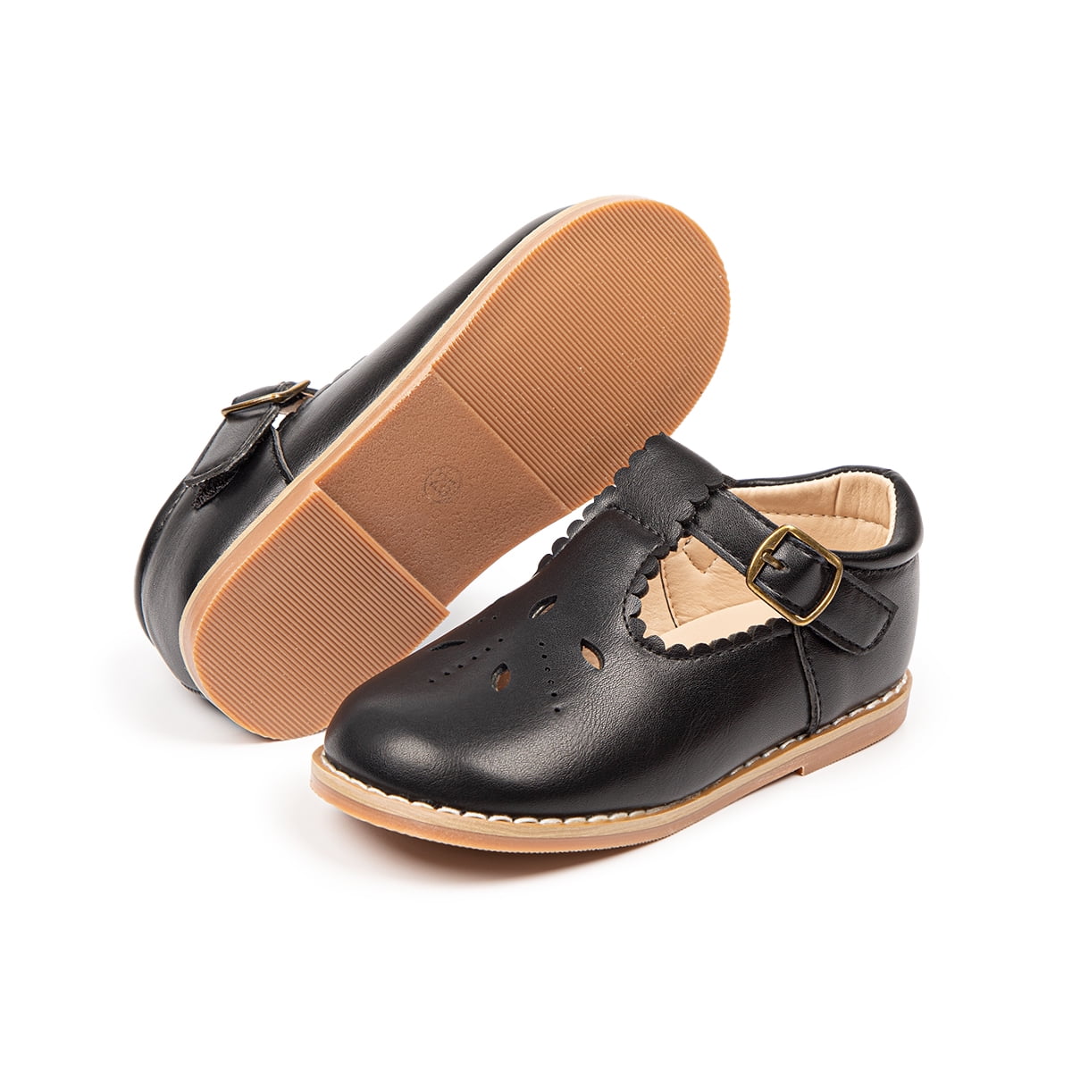 Meckior Toddler Girls Party Dress Shoes, Mary Jane Soft Sole for Kids ...