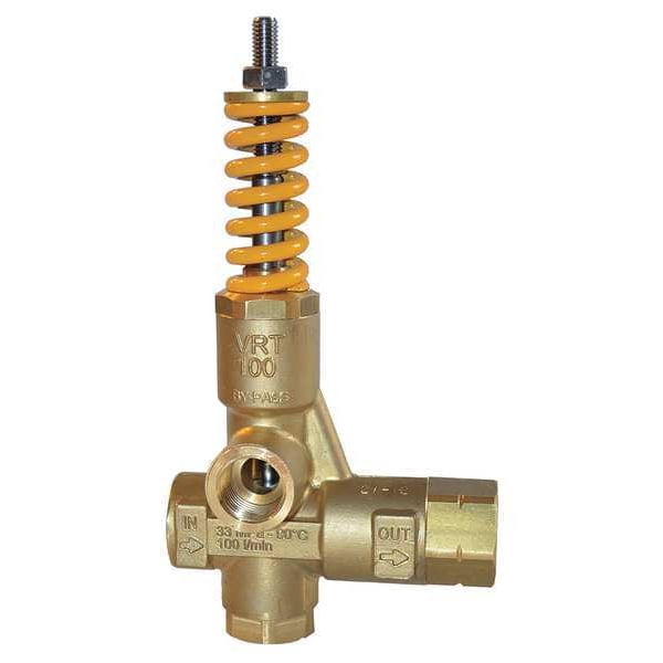 Mecline Unloader Valve,26.4 gpm,4800 psi,Brass VRT100-330 - Walmart.com