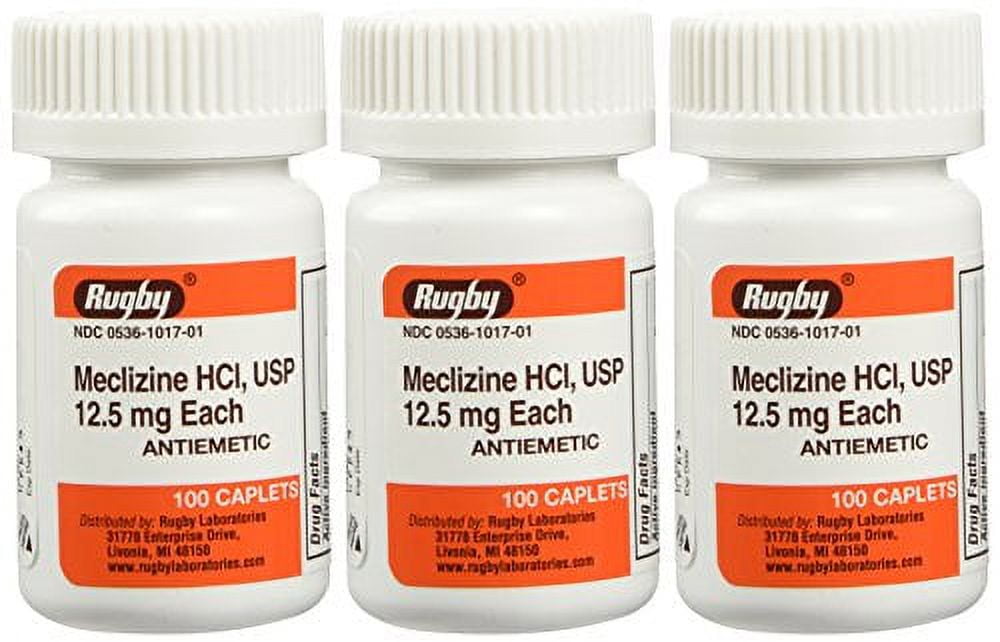 Meclizine Tablets 12.5mg 100ct (Pack of 3) with 20 LED Rose Lights ...