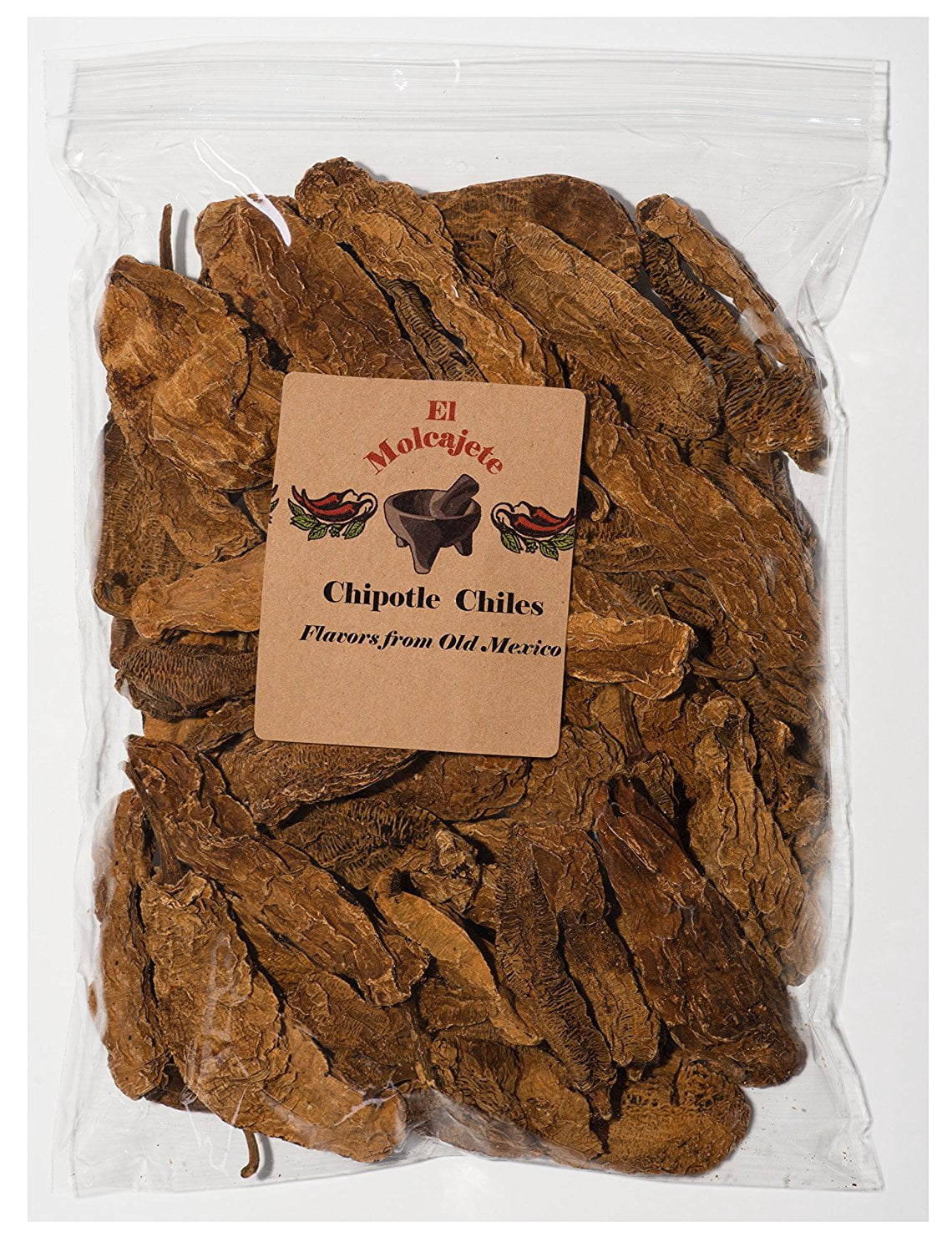 Meco Chipotle Mexican Whole Dried Chile- 8 Oz Resealable Bag - El ...