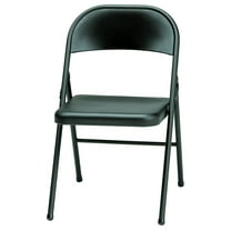 Open Box Meco Sudden Comfort All Steel Folding Chair, Black - Walmart.com