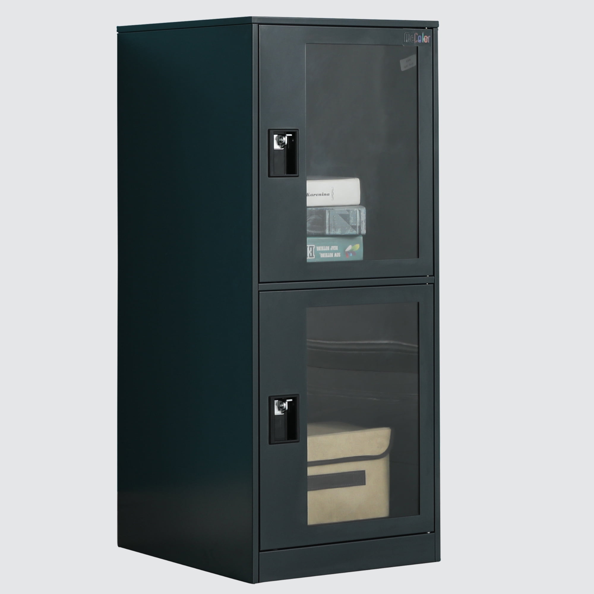 Mecolor Furniture Vertial Single Door Metal storage display cabinet ...
