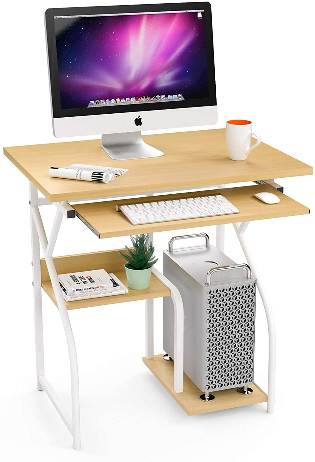 Mecor Small Computer Desk Home Office PC Laptop Table Workstation ...