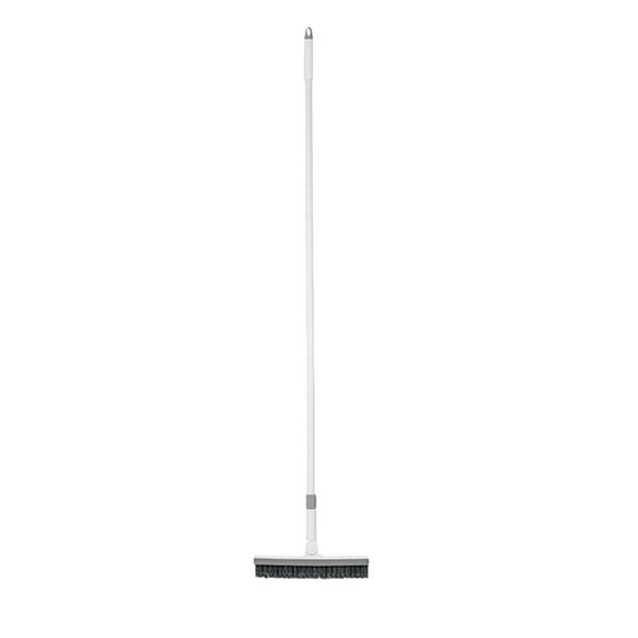 Mecorevxz Floor Scrub Brush With Long Handle 2 In 1 Scrape and Brush ...