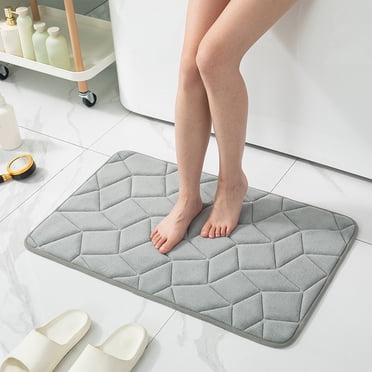 RnemiTe-amo Memory Foam Bath Mat Rug, Ultra Soft Non Slip and Absorbent ...