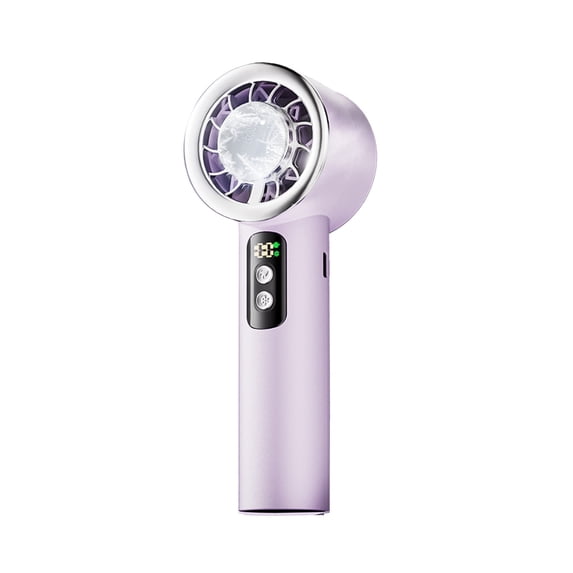 Mecorevxz Portable Digital Display Turbine Handheld Fan with Cool ...