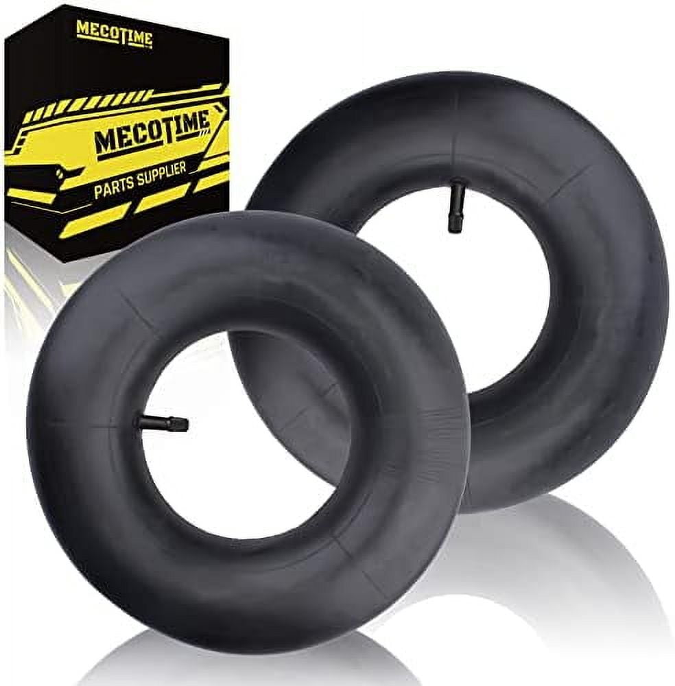 Mecotime 2 Packs 4.1/3.50-6 Replacement Inner Tire Tube with Metal ...