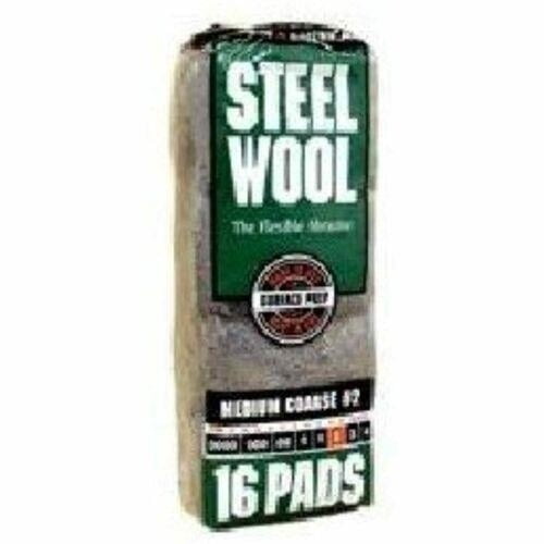 Med Coarse Steelwool Pad 2 16 pads - Walmart.com